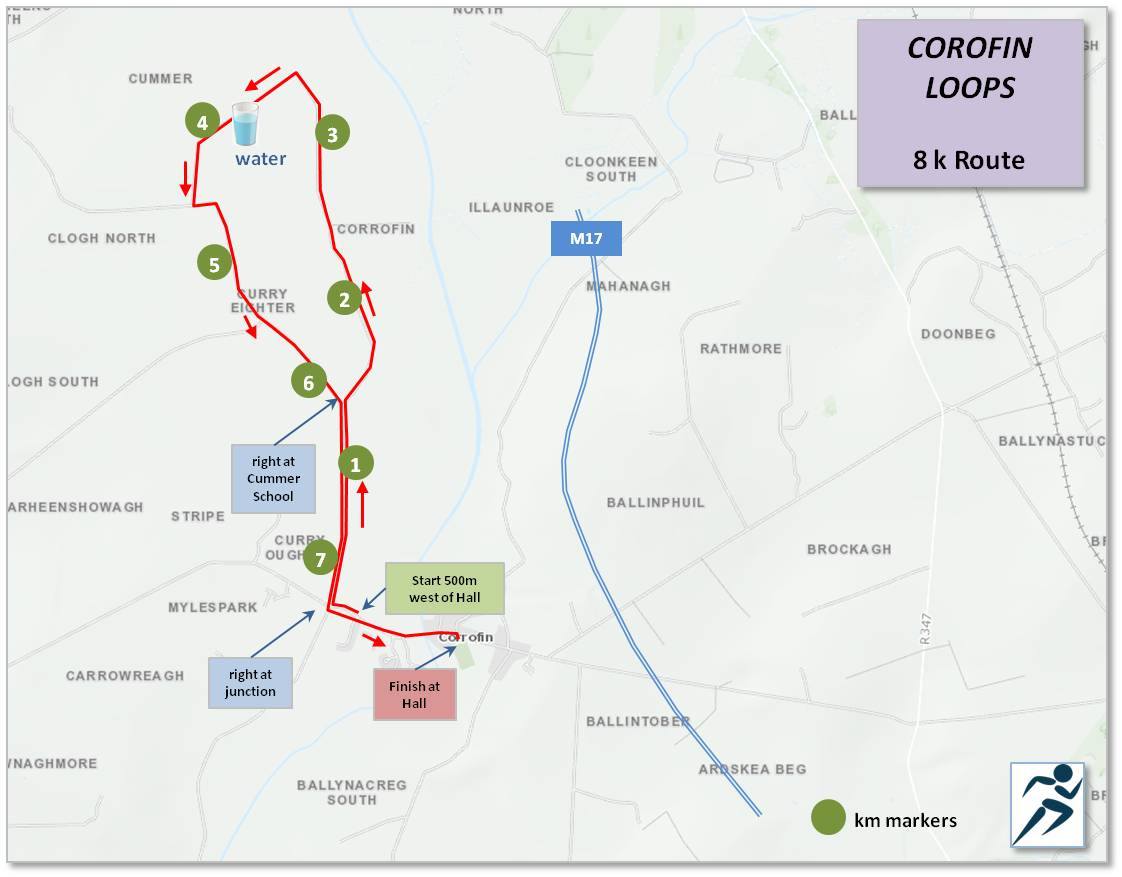 COROFIN LOOPS 8k and 10 mile - RunIreland.com