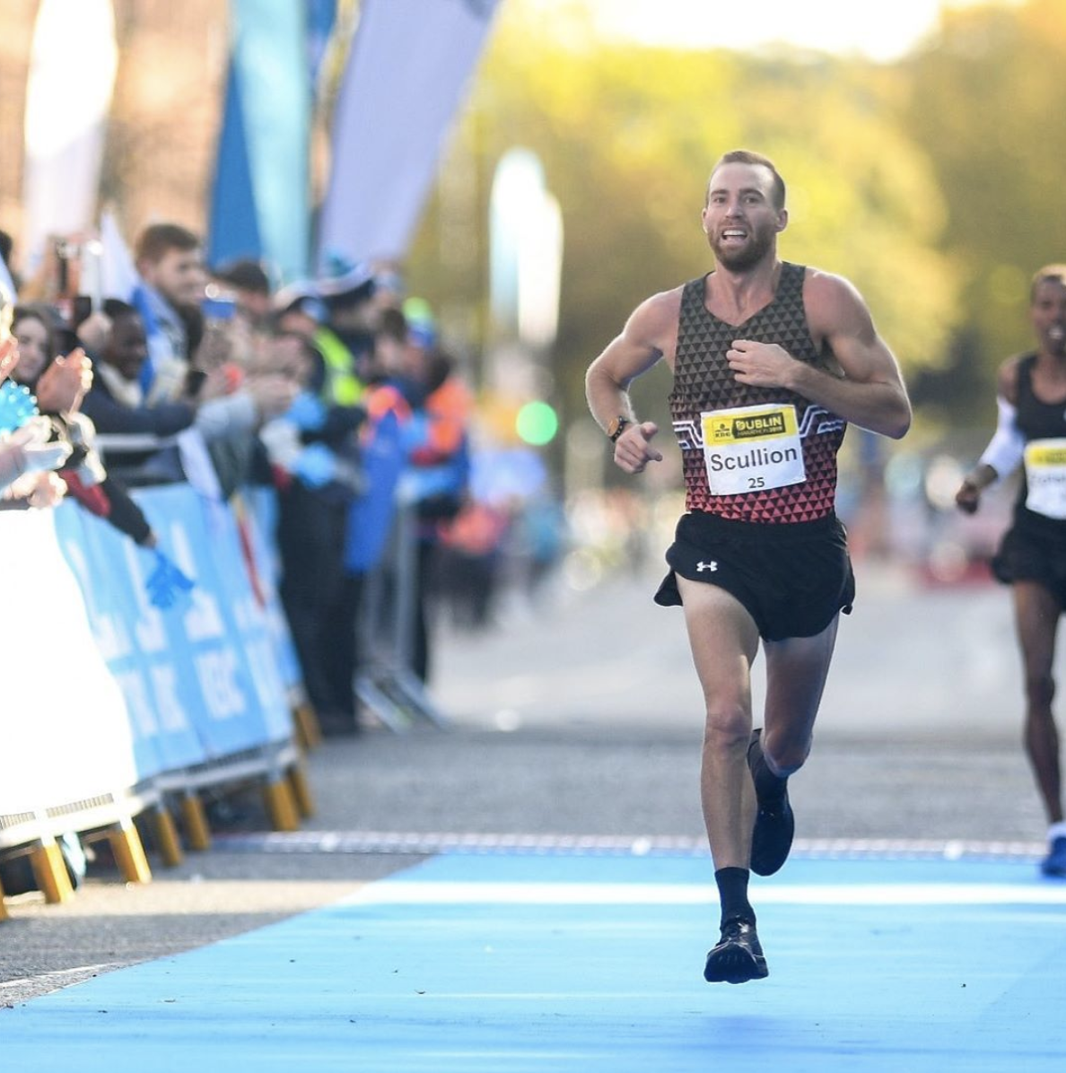 Scullion ecstatic as he crosses the finish line in 2nd place at KBC ...